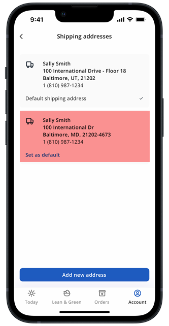 How to Add a New Shipping Address