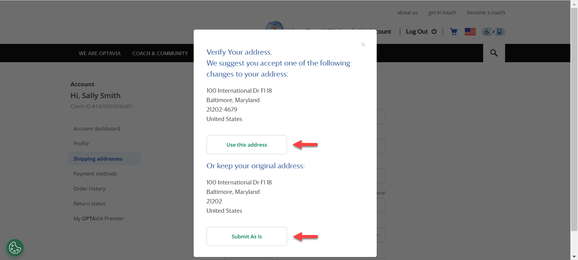 How to Add a New Shipping Address