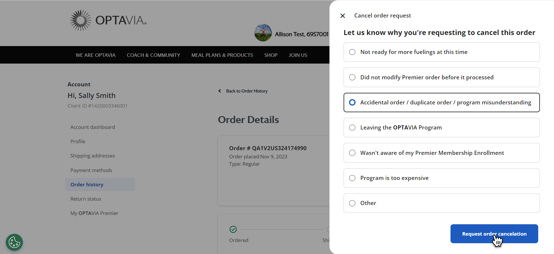How to Cancel an Order